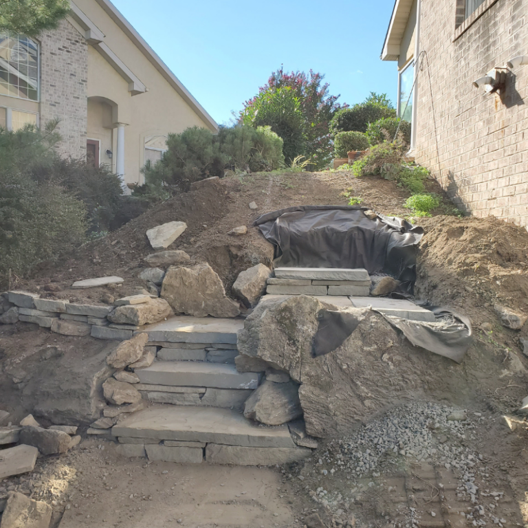 One Property, Multiple Hardscape Renovations - Indian Run Landscaping